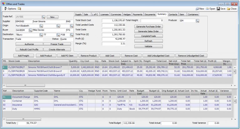 Commodity trading software | My.N from Accounting Office